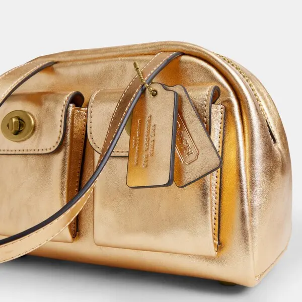 Coach Twin Turnlock Bag - Dark Brass/Light Gold | Editorialist
